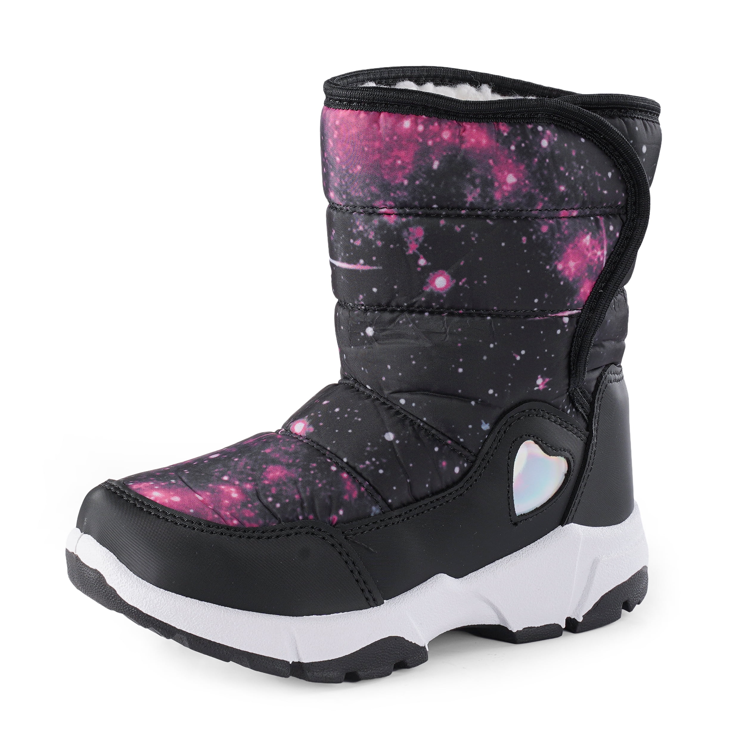 Harvest Land Toddler Girls Snow Boots Kids Winter Warm Boots Waterproof ...