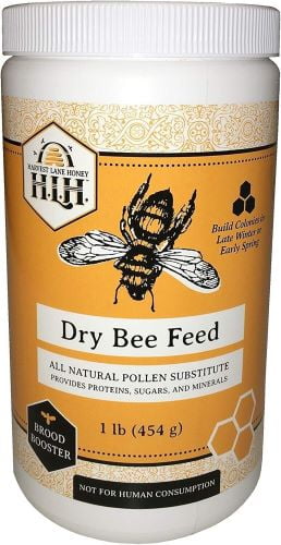 Harvest Lane Honey PPDRY-101 1 LB Container of Dry Bee Feed Pollen ...