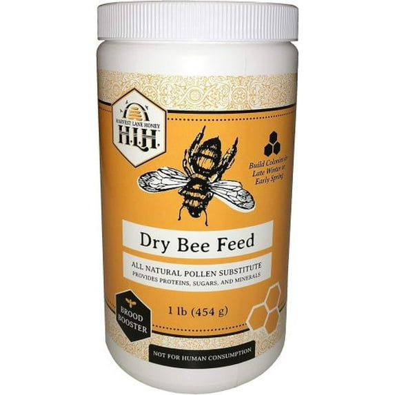 Harvest Lane Honey PPDRY-101 1 LB Container of Dry Bee Feed Pollen ...