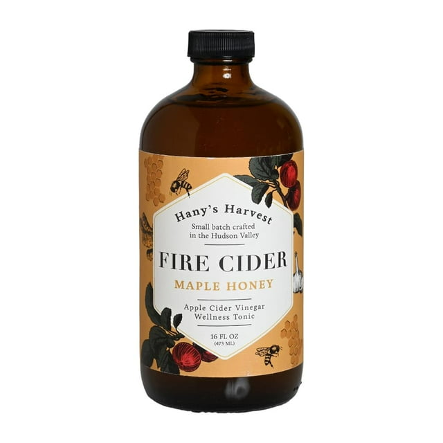 Harvest Maple Honey Fire Cider – 16 fl oz Glass Bottle | All-Natural ...