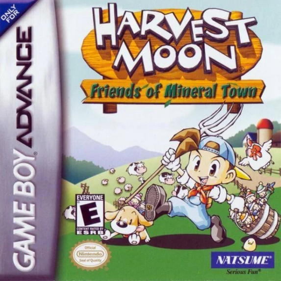 Harvest Moon: Friends of Mineral Town Games Cartridge Card for GBA/GBASP/NDS/IDS/NDSL/IDSL, US ...