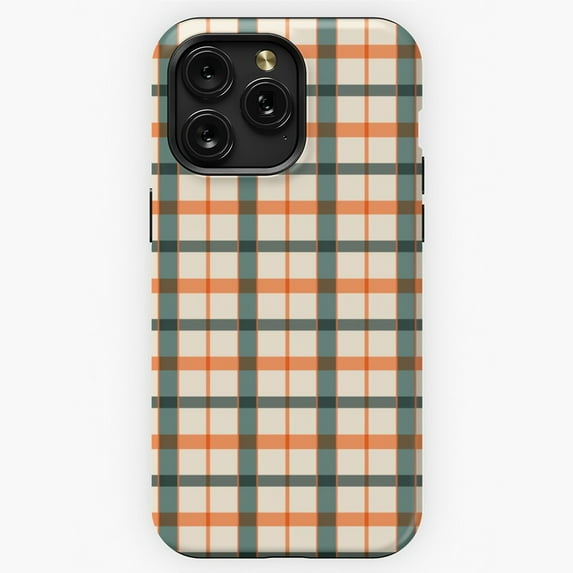 Harvest Plaid Classic Autumn Check Pattern iPhone Case 17 to 11 Pro Max ...