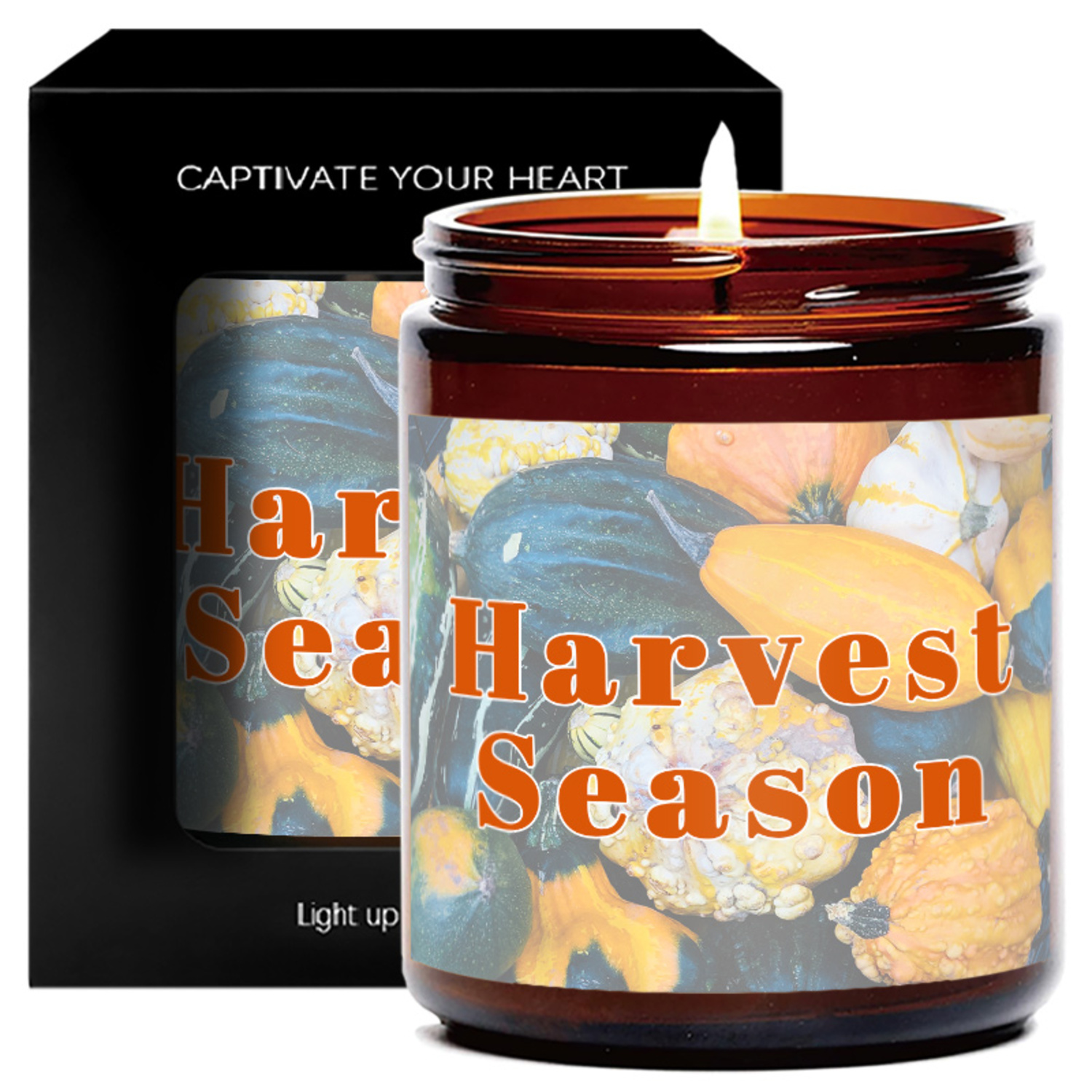 Harvest Season Lavender Scented Candle Gift Ideas for Men Women Him Her ...