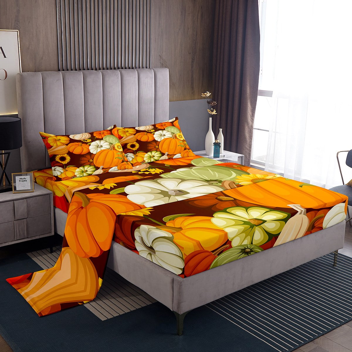 Harvest Sheet Set for Girls Women Fall Bedroom Decor Bed Sheets Set ...