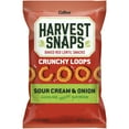 Harvest Snaps Healthy Plant-Based Red Lentil Snacks, Sour Cream & Onion ...
