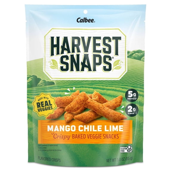 Harvest Snaps Mango Chile Lime Crispy Baked Veggie Snacks - 3oz ...