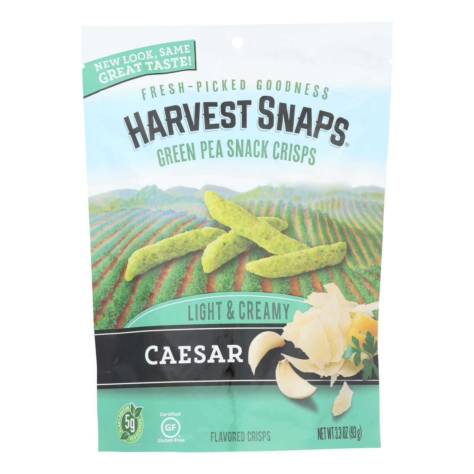 Harvest Snaps Snack Crisps Caesar 3.3 oz (Pack Of 12) - Walmart.com