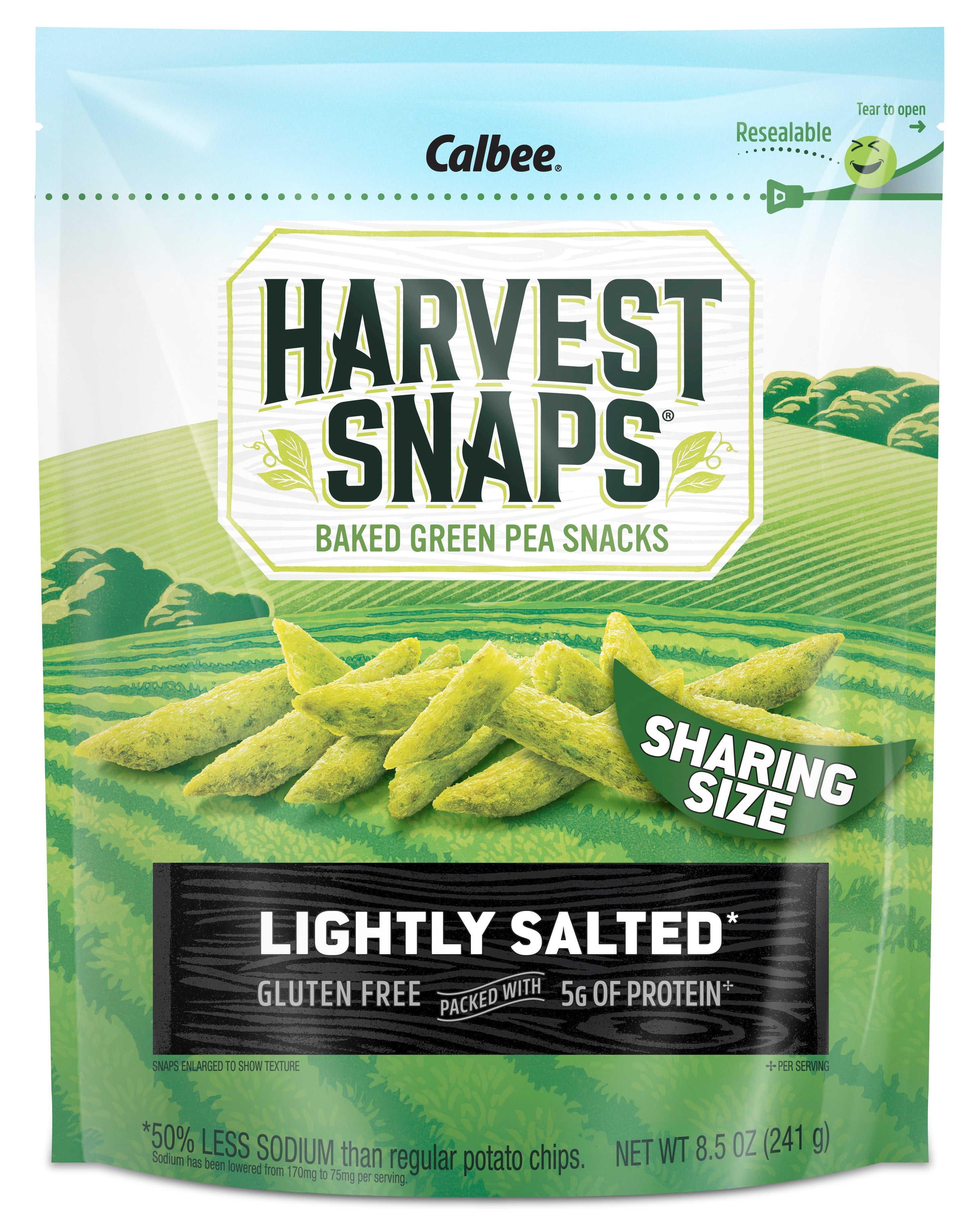 Harvest Snaps Snack Crisps Lightly Salted 8.5 Oz Bag - Walmart.com