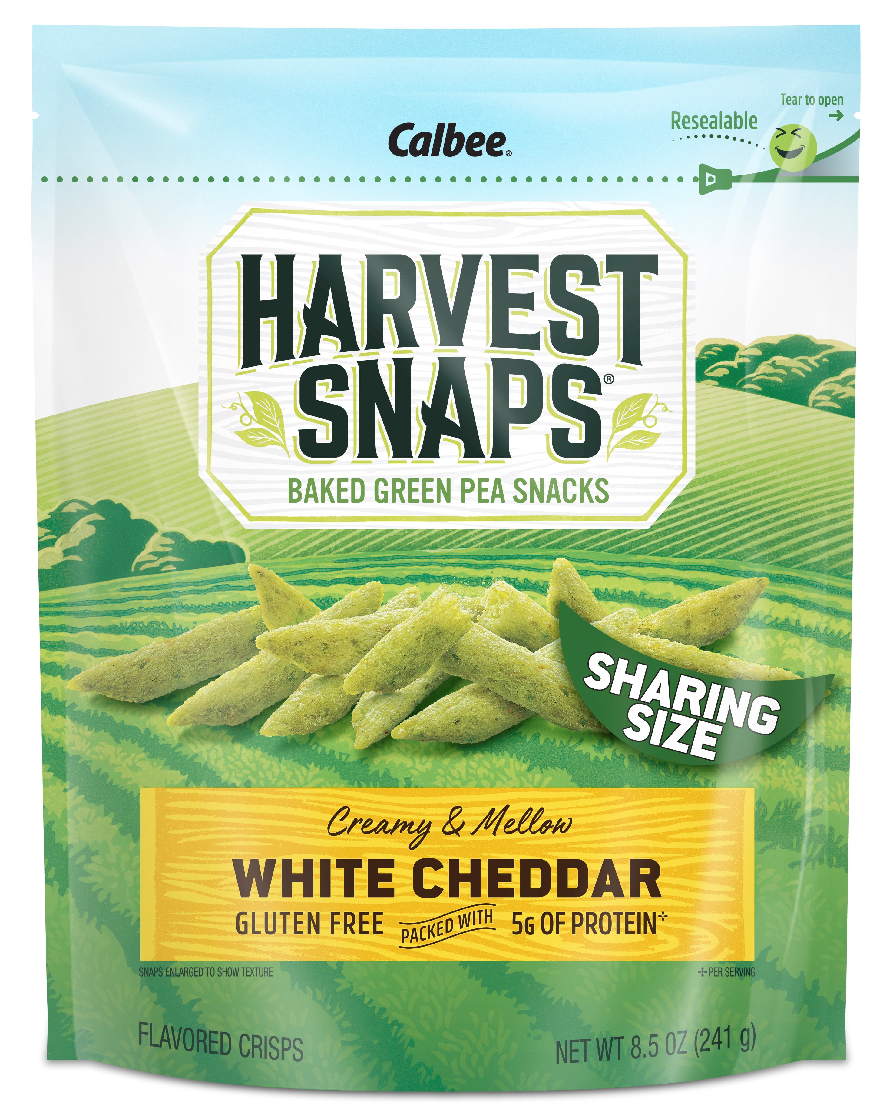 Harvest Snaps Snack Crisps White Cheddar 8.5oz - Walmart.com