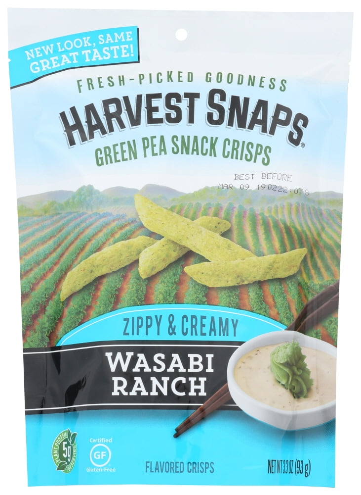 Calbee Baked Wasabi Ranch Green Pea Crisps Snack, 3.3 Oz. - Walmart ...