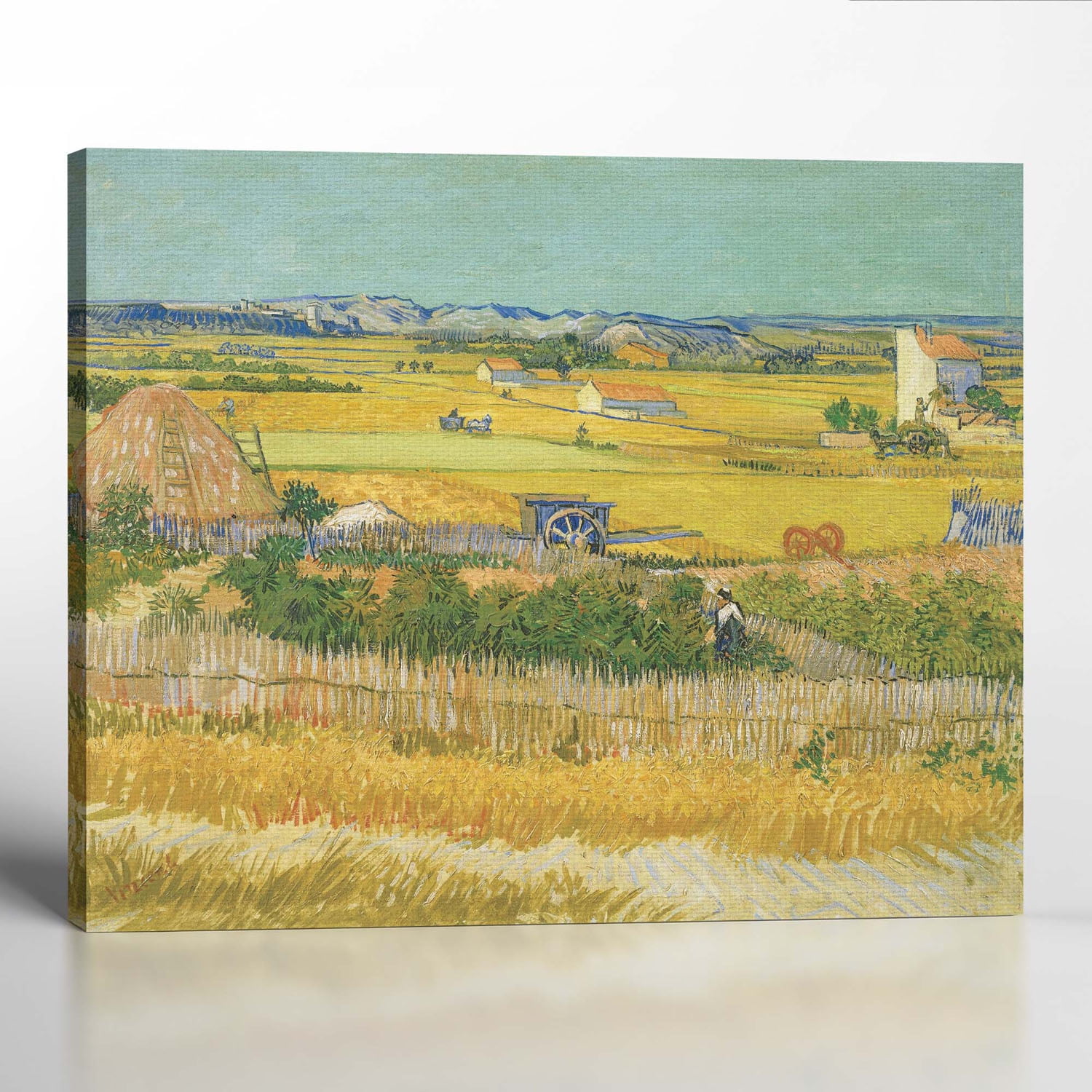 Harvest by Van Gogh, Vincent Van Gogh Wall Decor, Van Gogh Canvas Wall ...