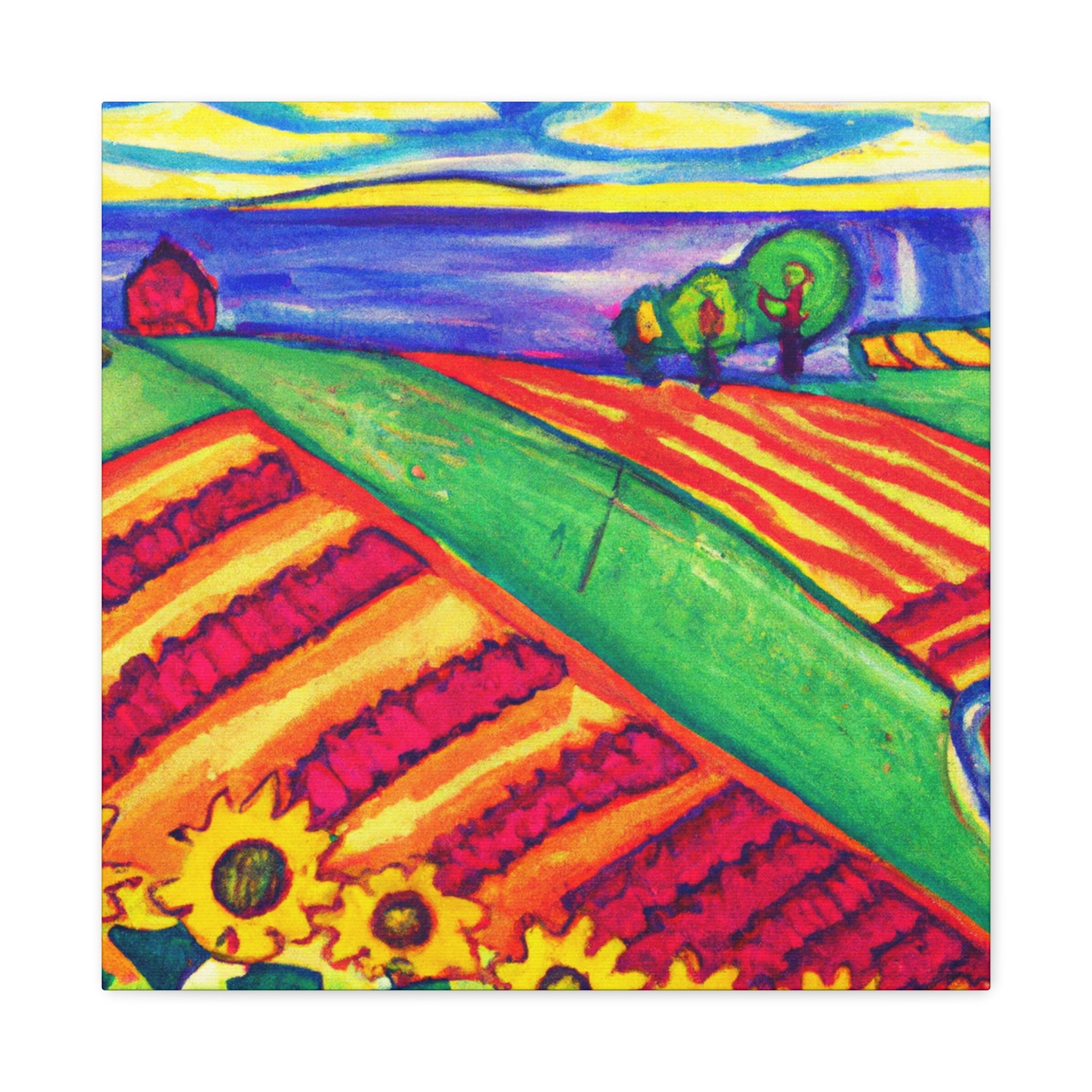 "Harvest of Colorful Crops" - Canvas - Walmart.com