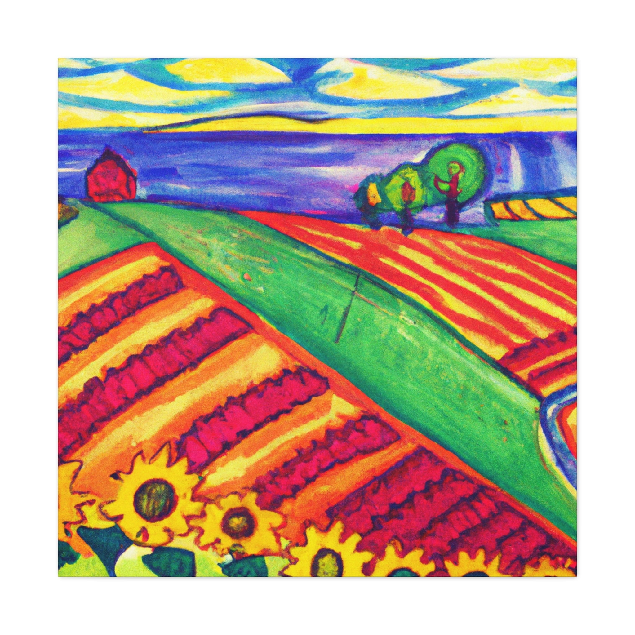 "Harvest of Colorful Crops" - Canvas - Walmart.com