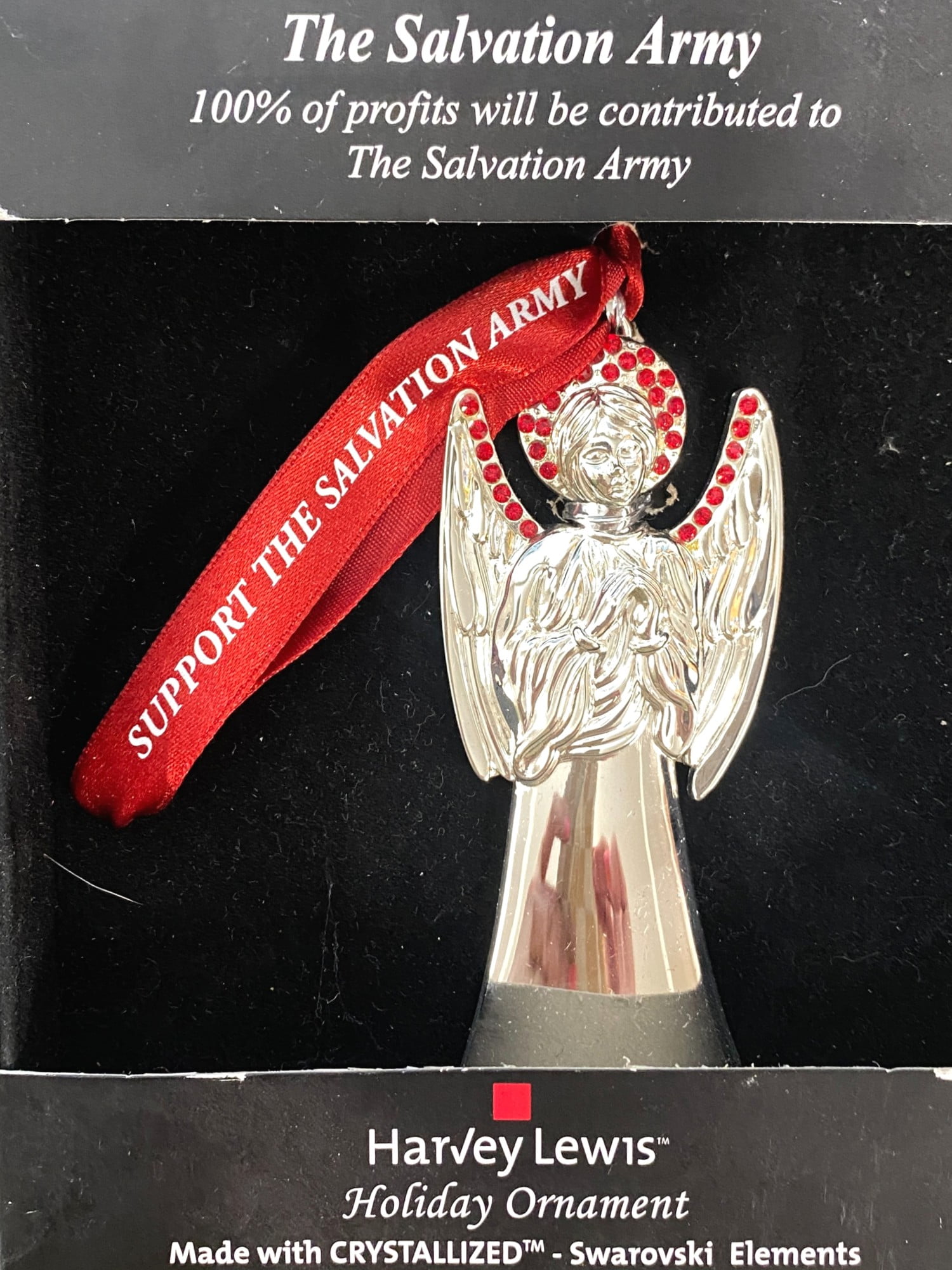 Harvey Lewis Angel Salvation Army Swarovski Elements Christmas Tree ...
