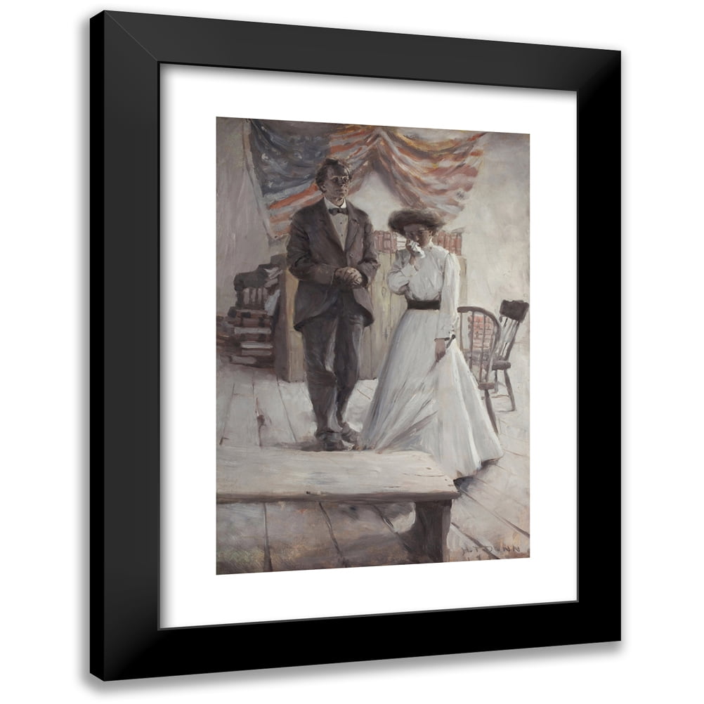 Harvey T. Dunn 11x14 Black Modern Framed Museum Art Print Titled ...