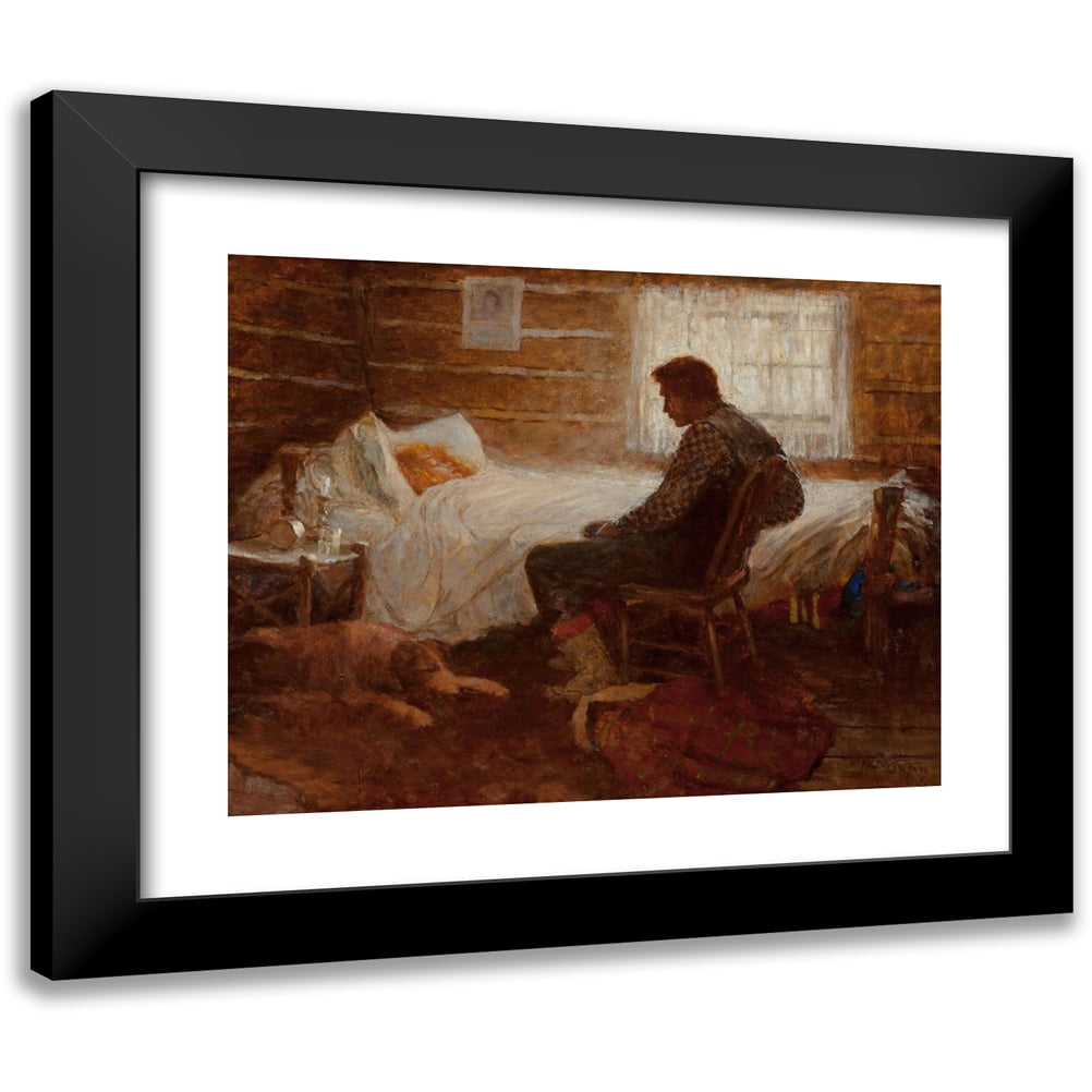 Harvey T. Dunn 14x12 Black Modern Framed Museum Art Print Titled ...