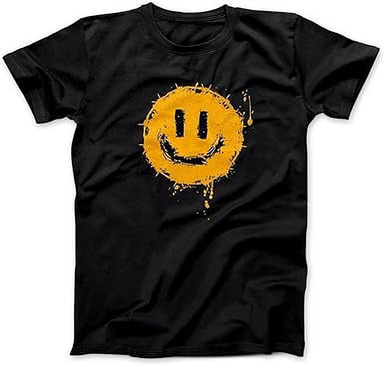 HarveyLtd Graffiti Smiley Face Graphic Short-Sleeve T-Shirt - Walmart.com