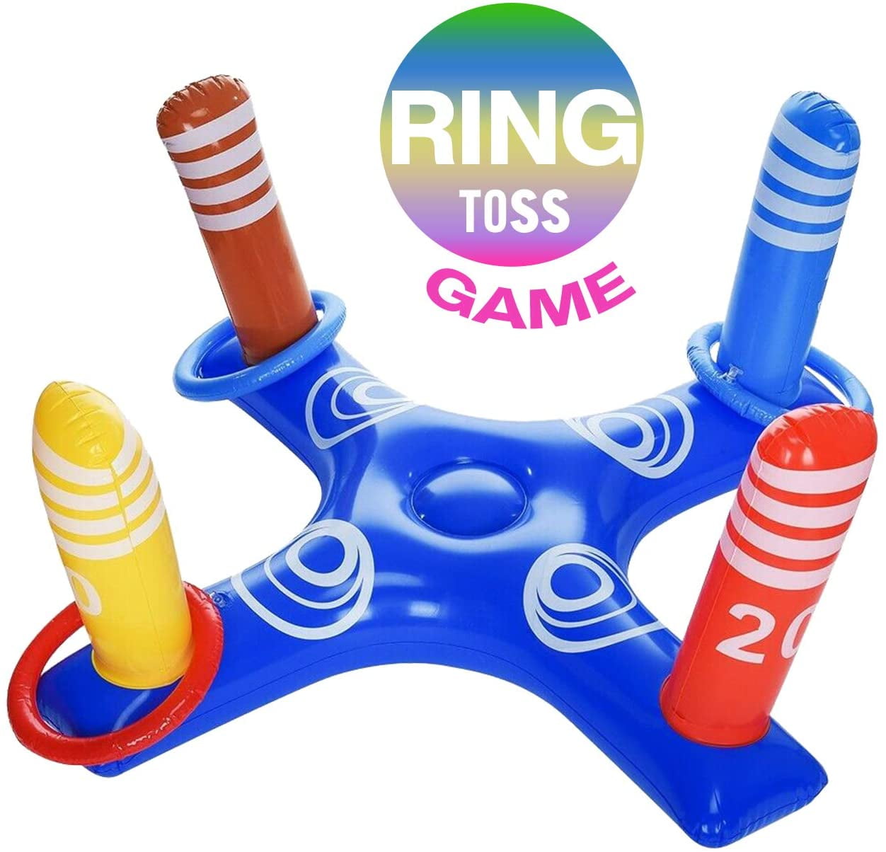 Customer reviews for Harvio Floating Ring Toss Games with 4 Pcs Rings ...
