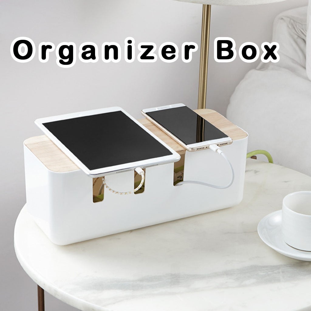 Harvn Blowout Sale Power Cord Storage Box Box Cable Box Organizer White ...