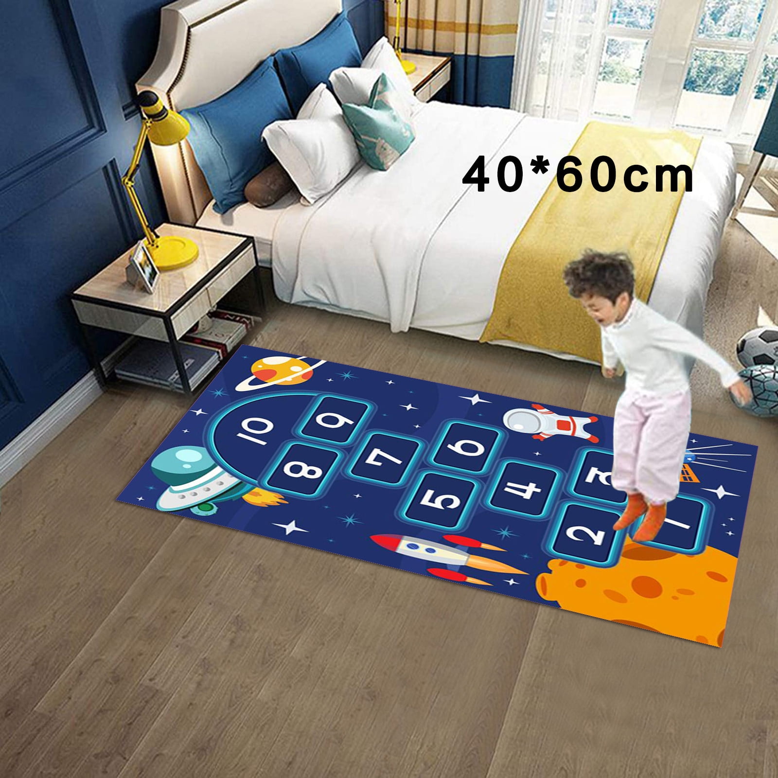 Harvn Clearance Carpet, Anti-Slip Floor Mat, Cute Hopscotch, Children'S ...