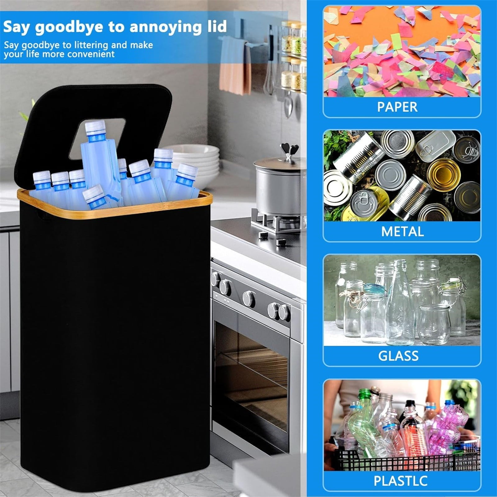 Harvn Closeout Storage Bottle Collection Container Black A Junebrushs ...