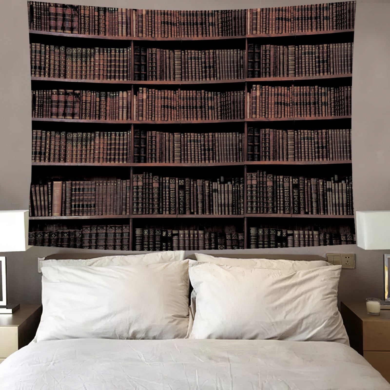 Harvn Final Reduction Tapestry G Vintage Bookshelf Tapestry Wall ...