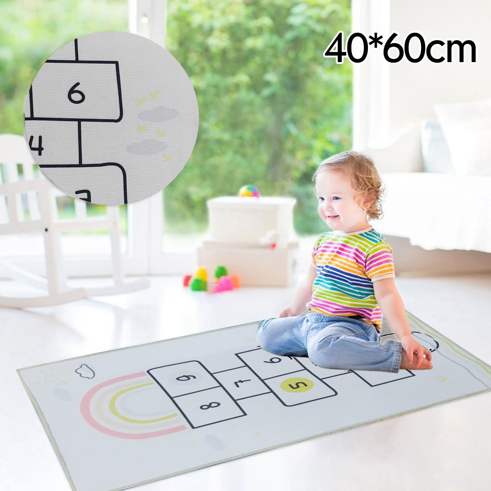 Harvn Liquidation Carpet, Anti-Slip Floor Mat, Cute Hopscotch, Children ...