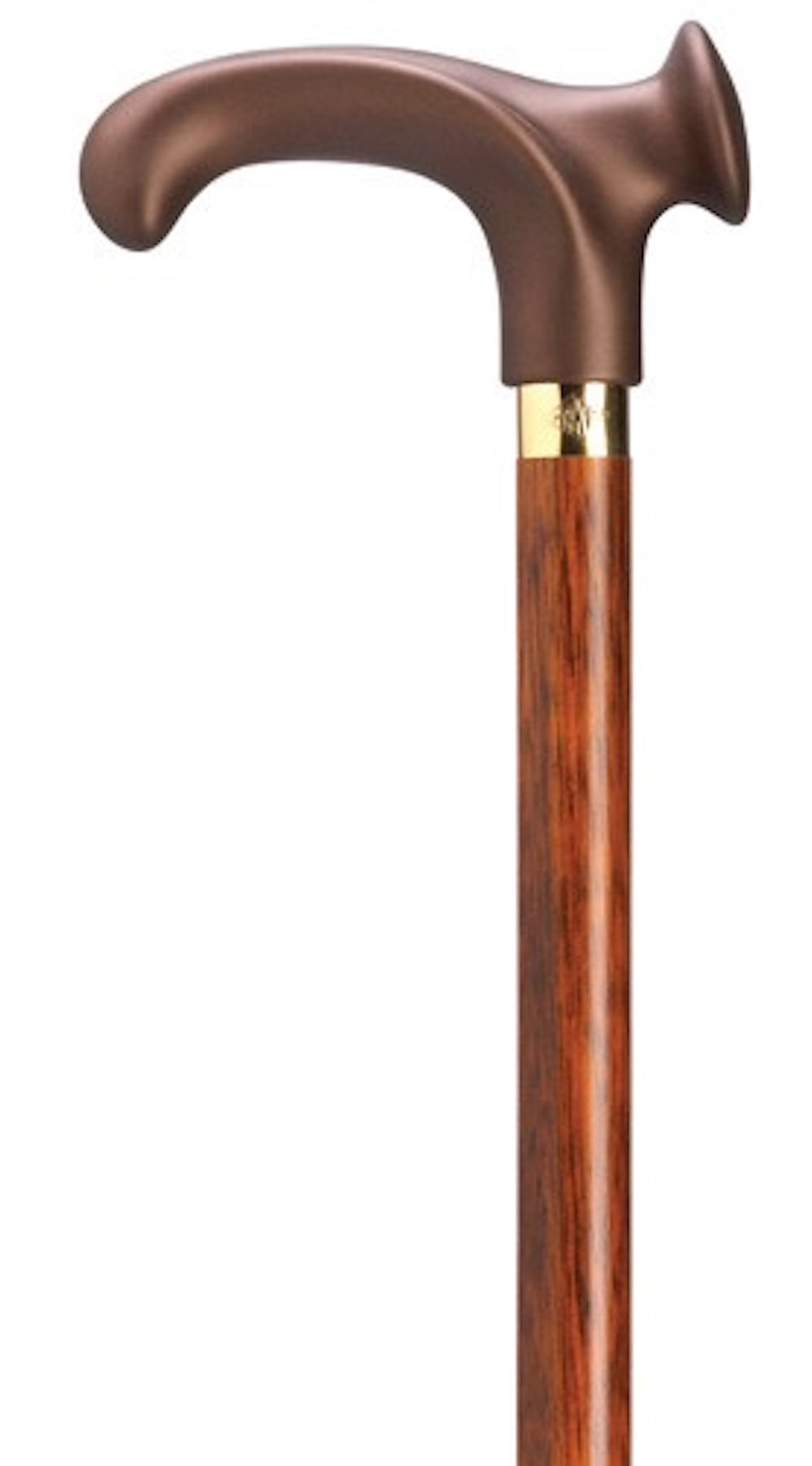 Harvy Canes - 36" Brown Grip Handle - Left Handed - Walmart.com
