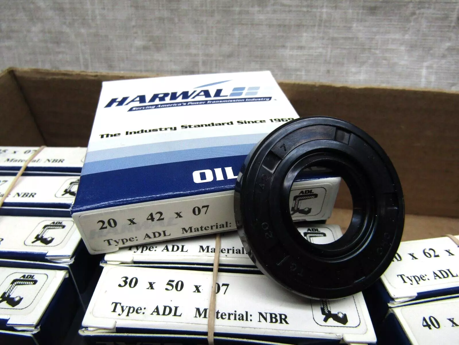 Harwal 20X42X7 20Mm X 42Mm X 7Mm Metric Oil Seal Type Adl Spring ...
