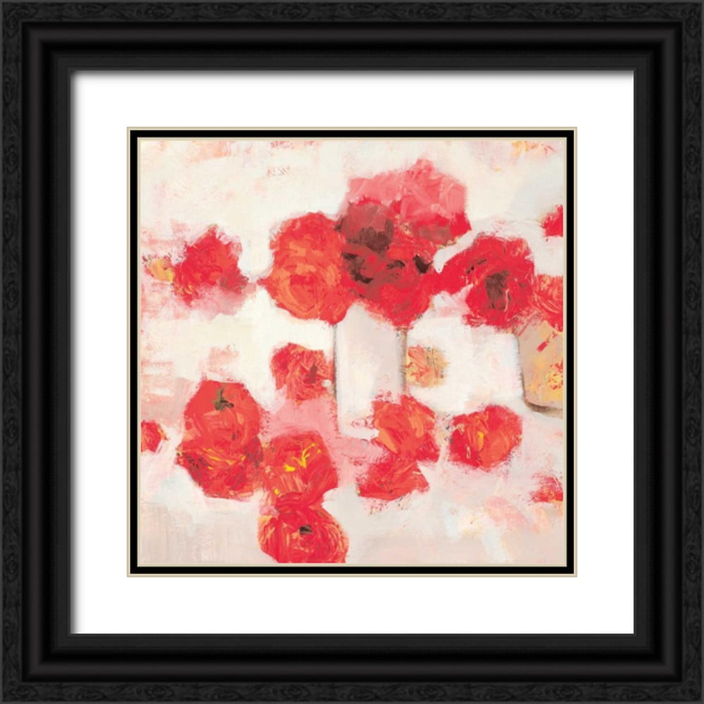 Harwood, Jennifer 26x26 Black Ornate Wood Framed with Double Matting ...