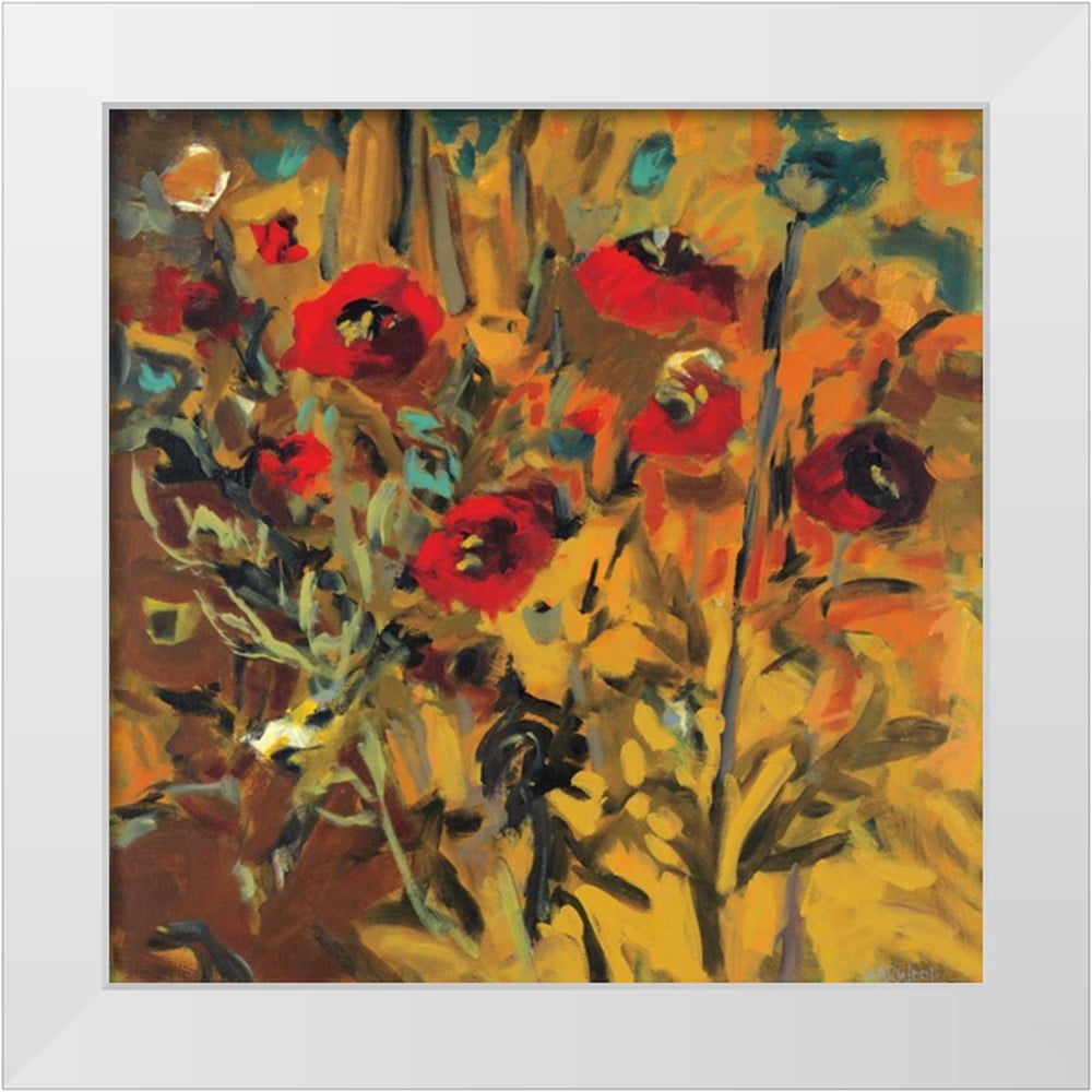 Harwood, Jennifer 26x26 White Modern Wood Framed Museum Art Print ...