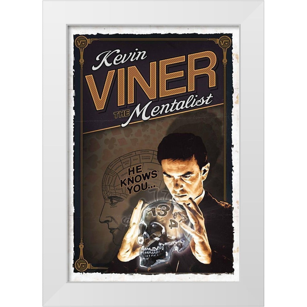 Has 17x24 White Modern Wood Framed Museum Art Print Titled - Kevin ...