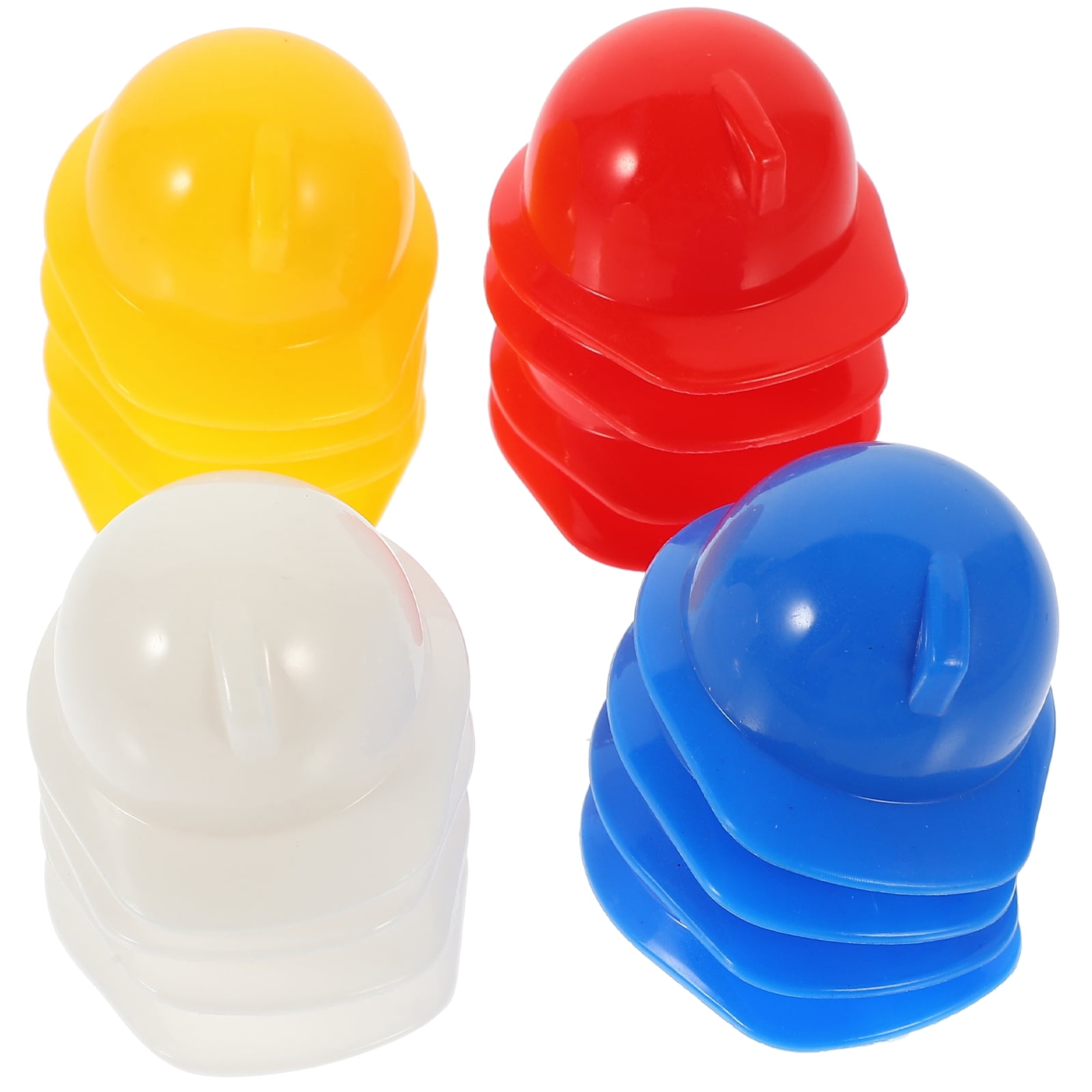 Has 40 Pcs Mini Hard Hat Cake Topper Helmet Pet Construction ...