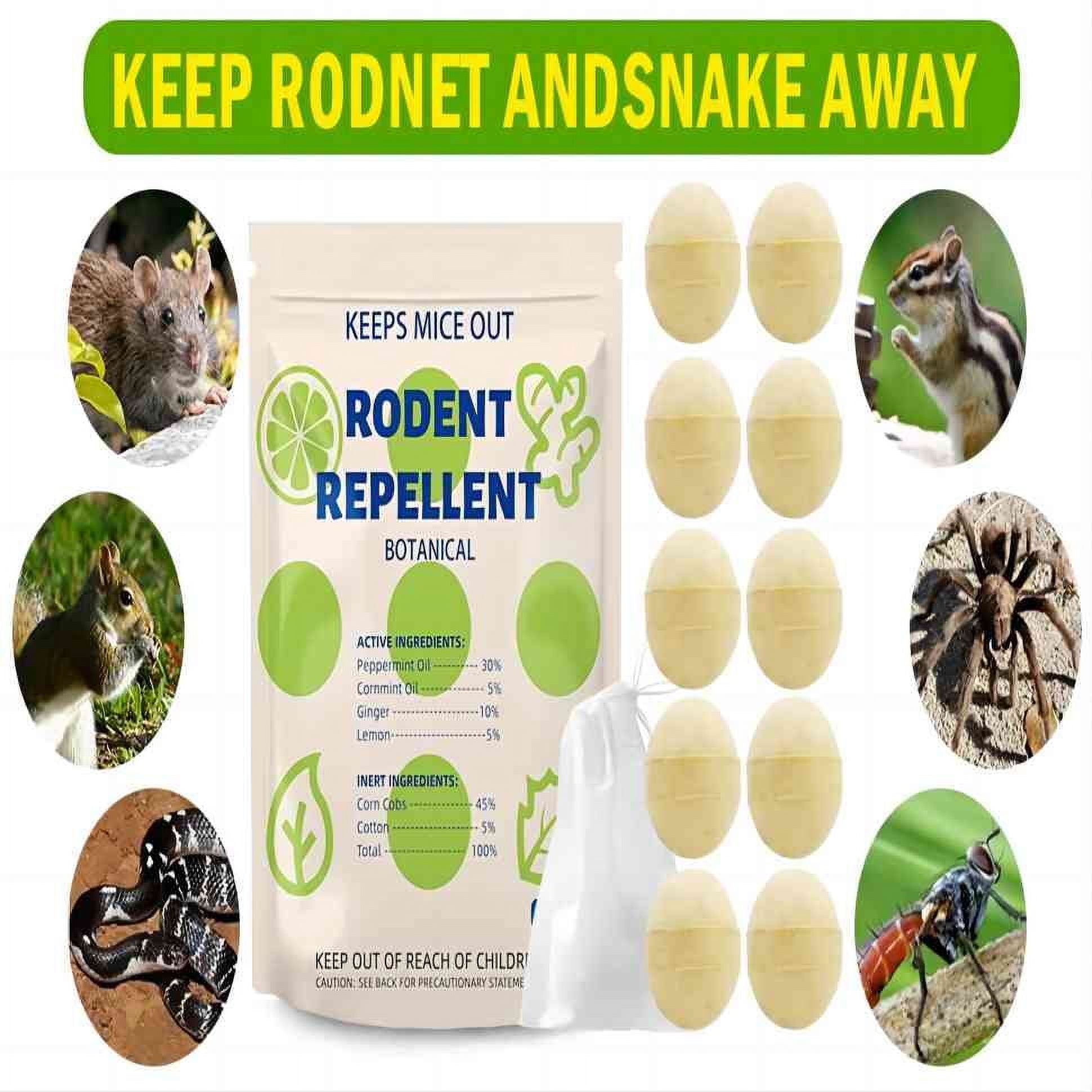 Hasako Mouse Repellent Balls -Indoor Rodent Repellent for House ...