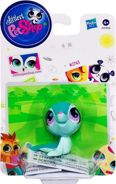 Hasbro #2743 Littlest Pet Shop Seal Figure, Green 4 Years & Up ...