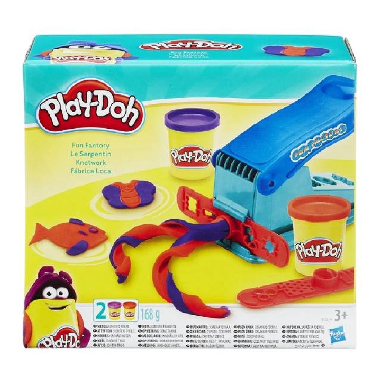 Hasbro Play-Doh Fun Factory Set, Multicolor Play-Doh Machine - Walmart.com