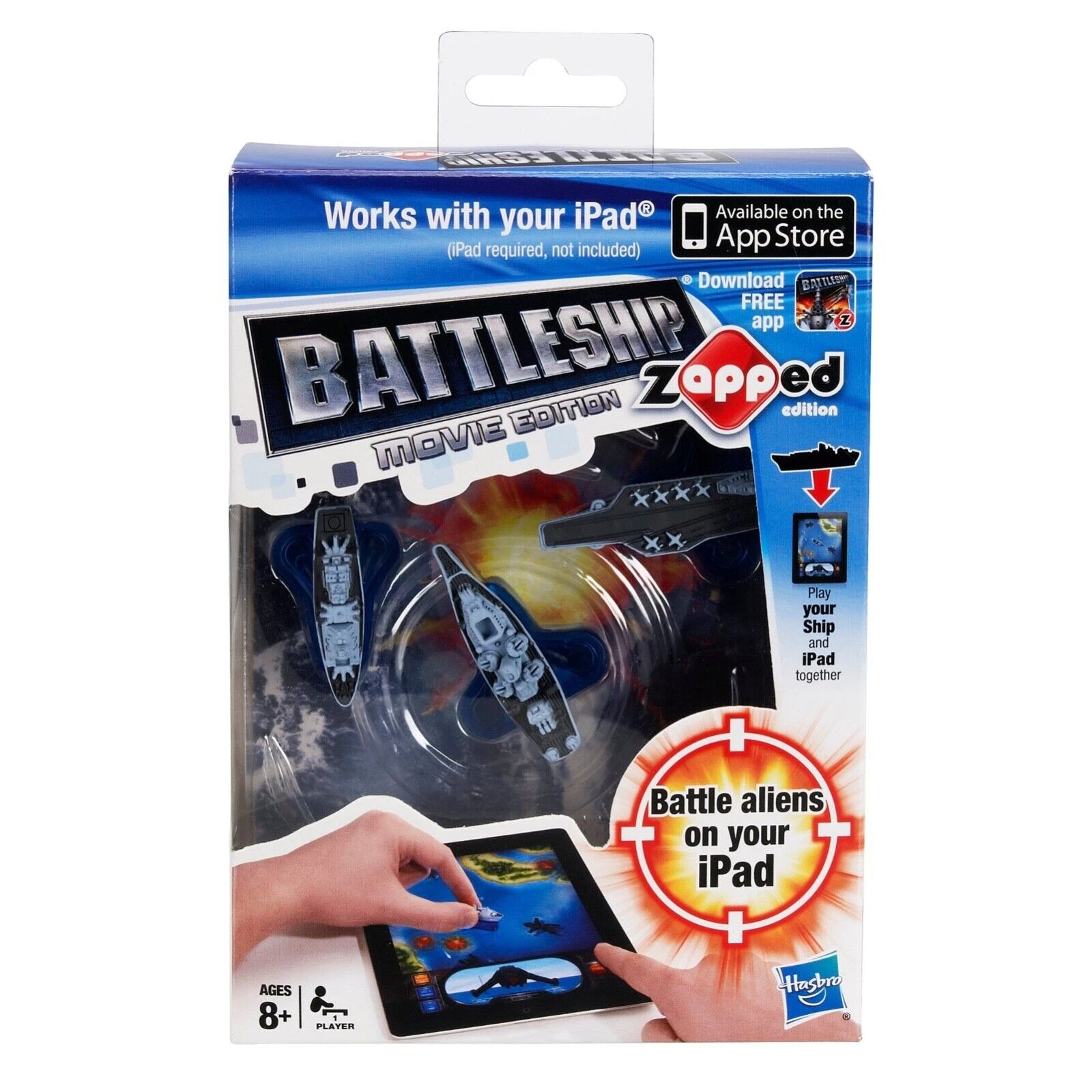 Hasbro Battleship Zapped, Battle Aliens On Ipad, 3 Zapp Ships & Battle ...