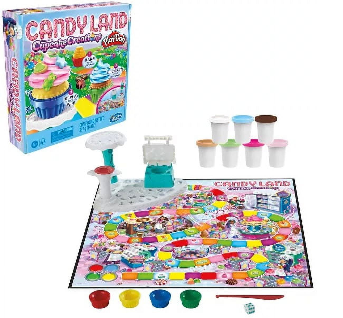 Hasbro Candy Land Cupcake Creations Play-Doh Game - Walmart.com