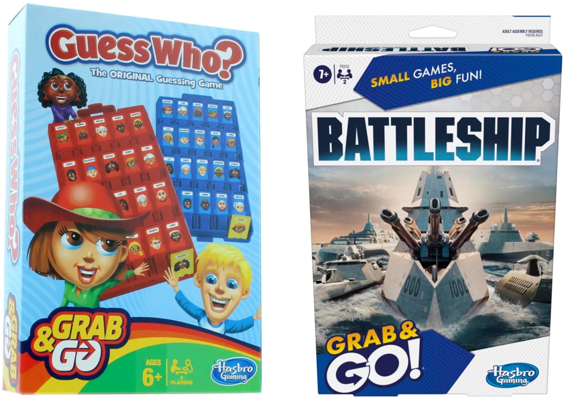 Hasbro Classic Family Games - Battleship and Guess Who? 2-Pack ...