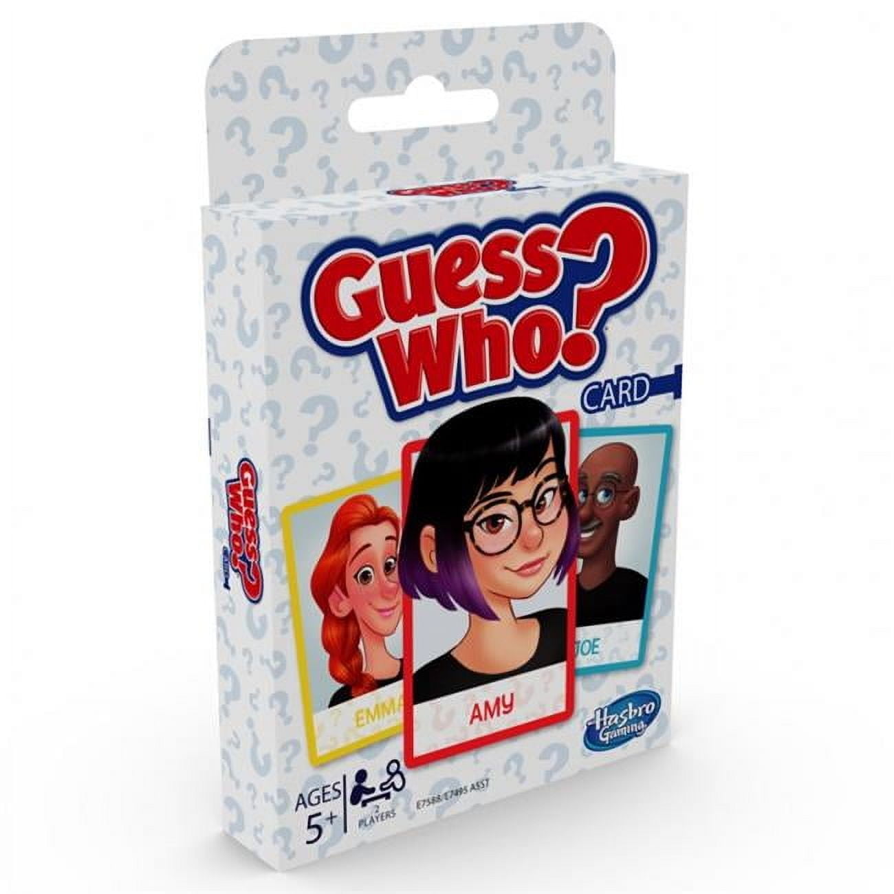 Hasbro Classic Guess Who Card Game for Ages 5+, Multicolor - Walmart.com