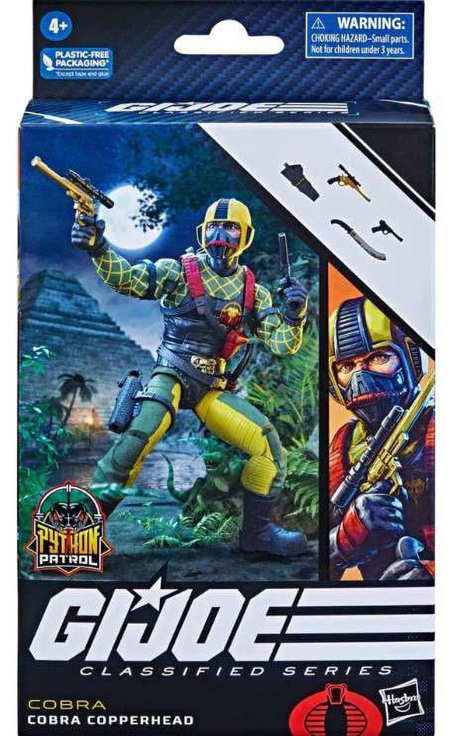 Hasbro Collectible Child Cobra Copperhead Action Figure, Plastic Multi ...