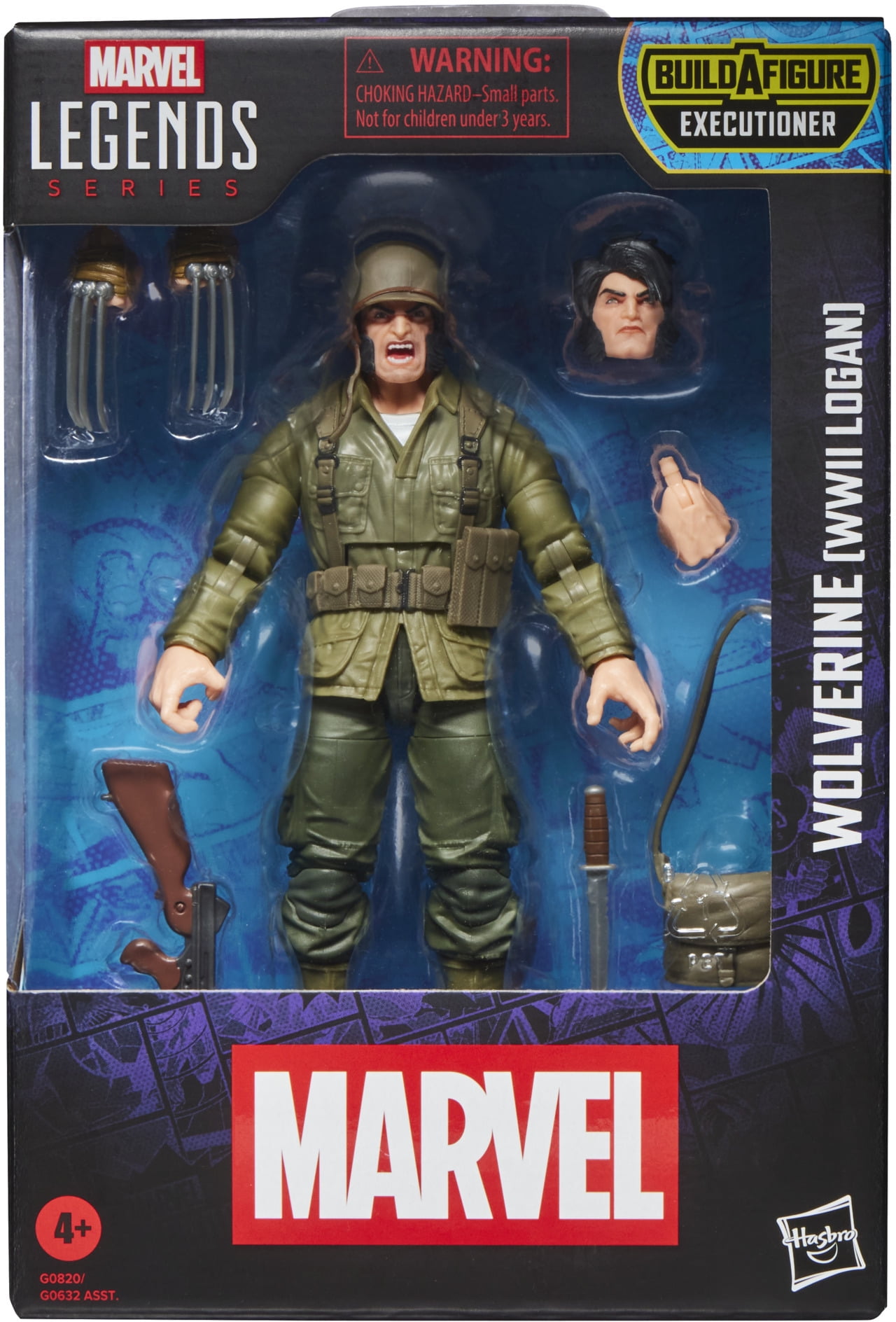 Marvel, X-Men Action Figure, WWII Logan, 6-inch scale collectible ...