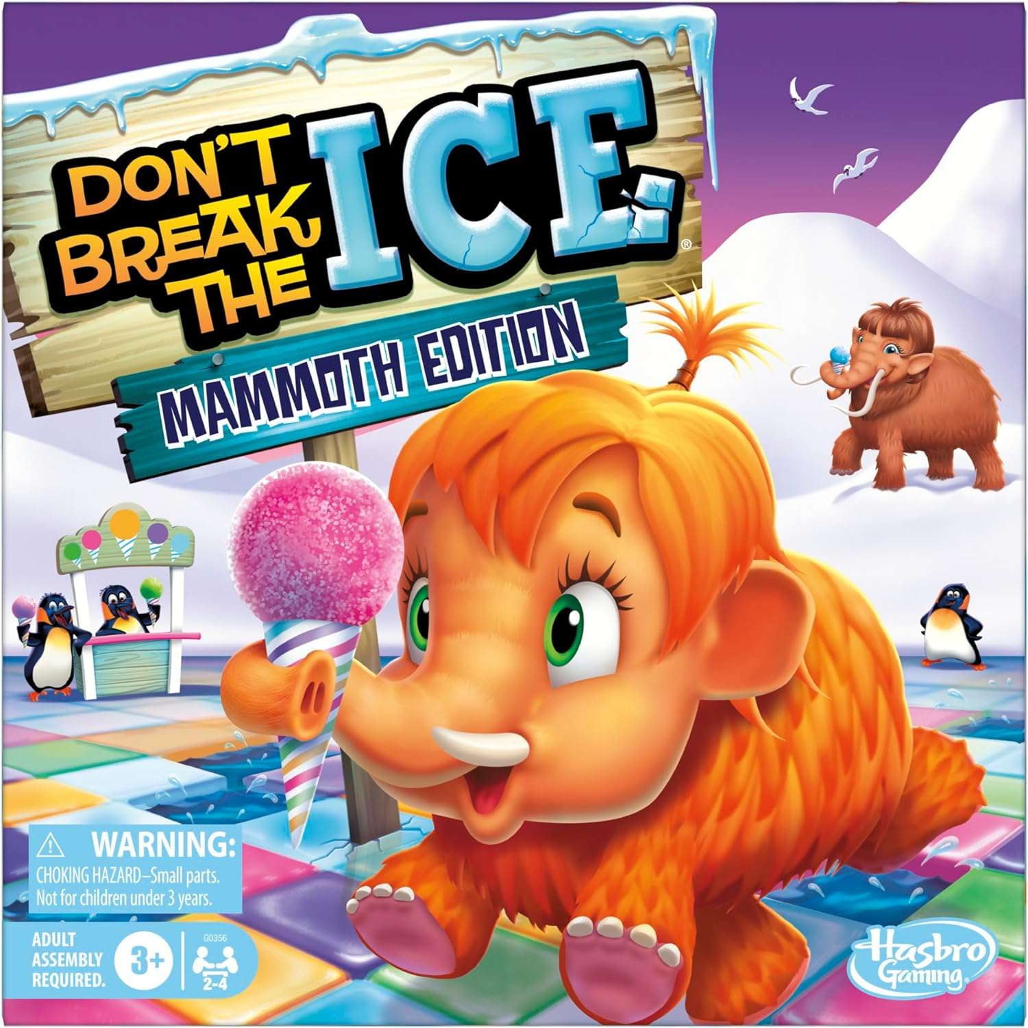 Hasbro Don't Break the Ice Mammoth Edition Classic Board Games ...