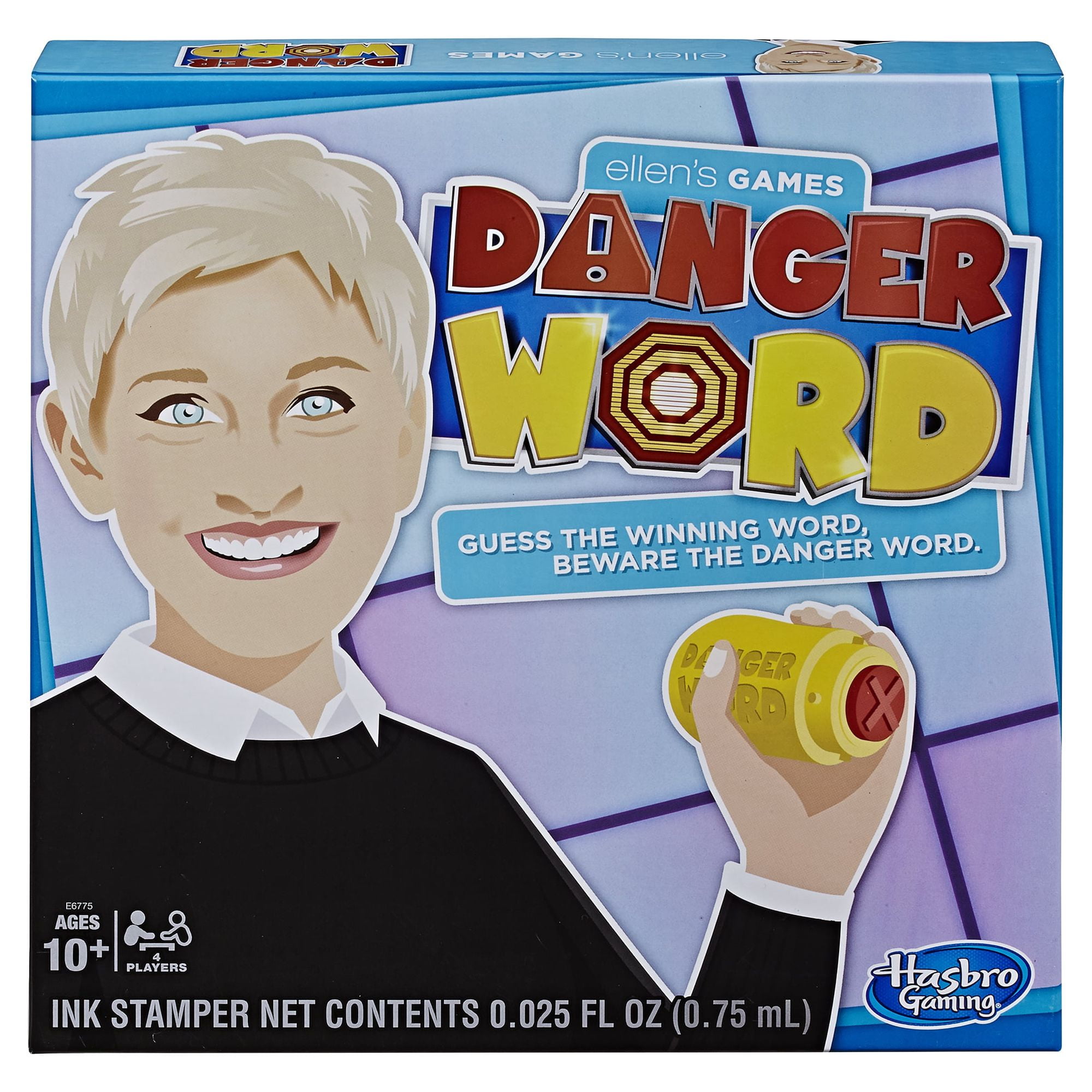 Hasbro Ellen's Games Danger Word Game Ellen Degeneres Game for 4 ...