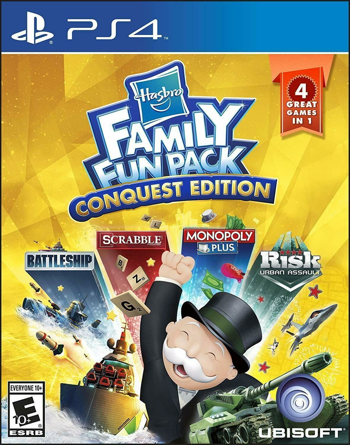 Hasbro Family Fun Conquest Edition - Sony Playstation 4 [PS4, 4 Games ...