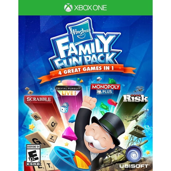 Ubisoft Hasbro Family Fun Pack Xbox One 887256015367 Includes Monopoly ...
