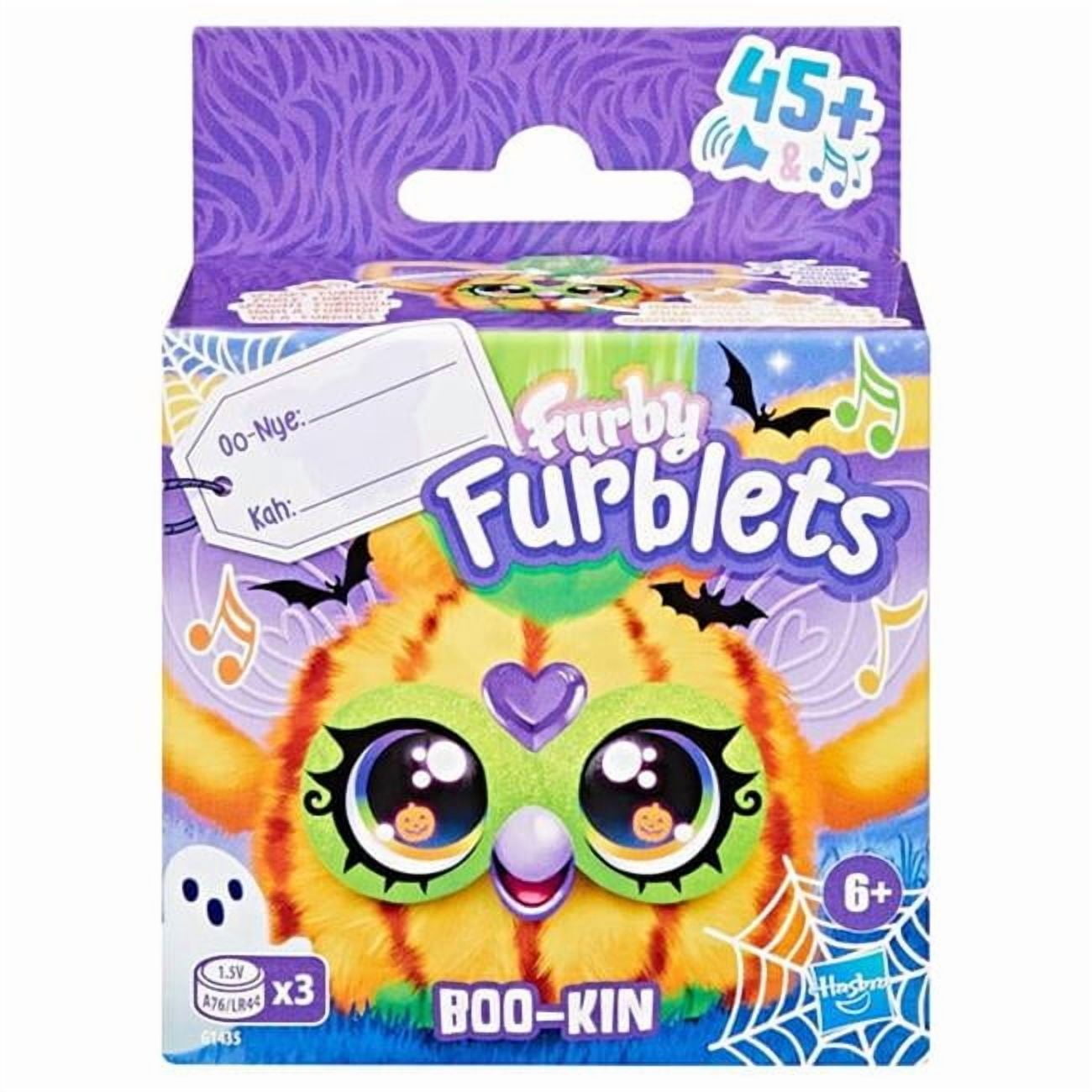 Hasbro HSBG1435 Furby Boo-Kin Halloween Furblet Plush Toys - 8 Piece ...