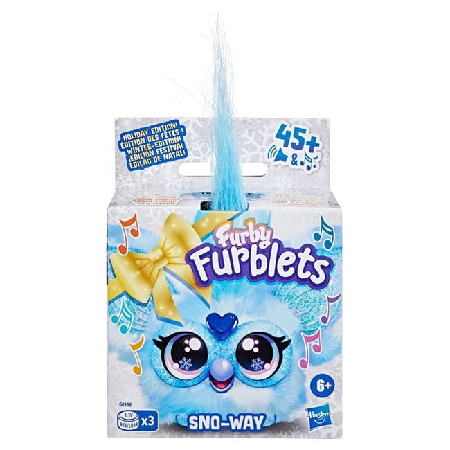 Hasbro HSBG0398 Furby Holiday Furblet PDQ Plush for Kids, Icy Blue ...