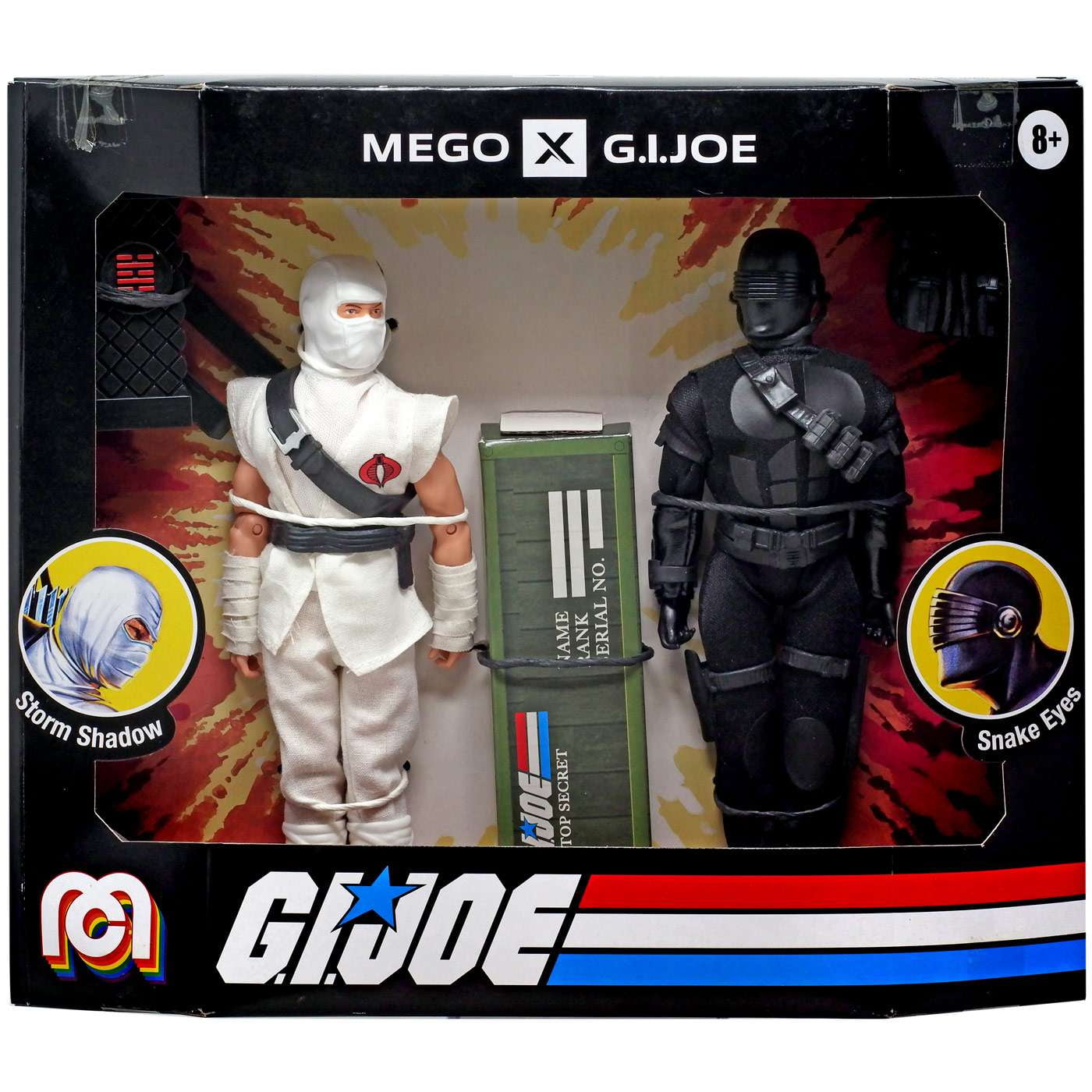 Hasbro G.I. Joe Ninja Rivals Snake Eyes & Storm Shadow Action Figures ...