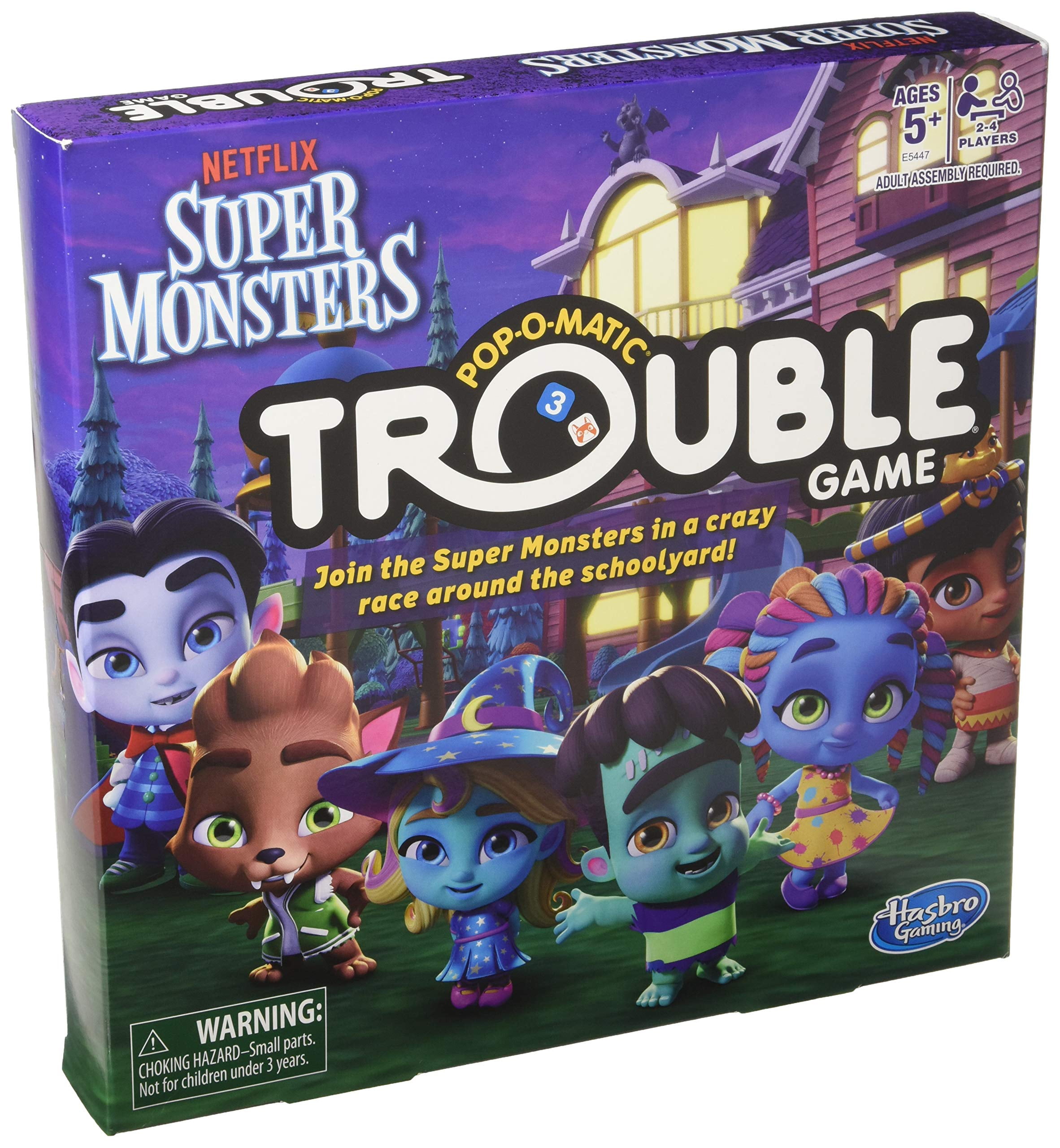 Hasbro Games Trouble: Netflix Super Monsters Edition Board Game for ...